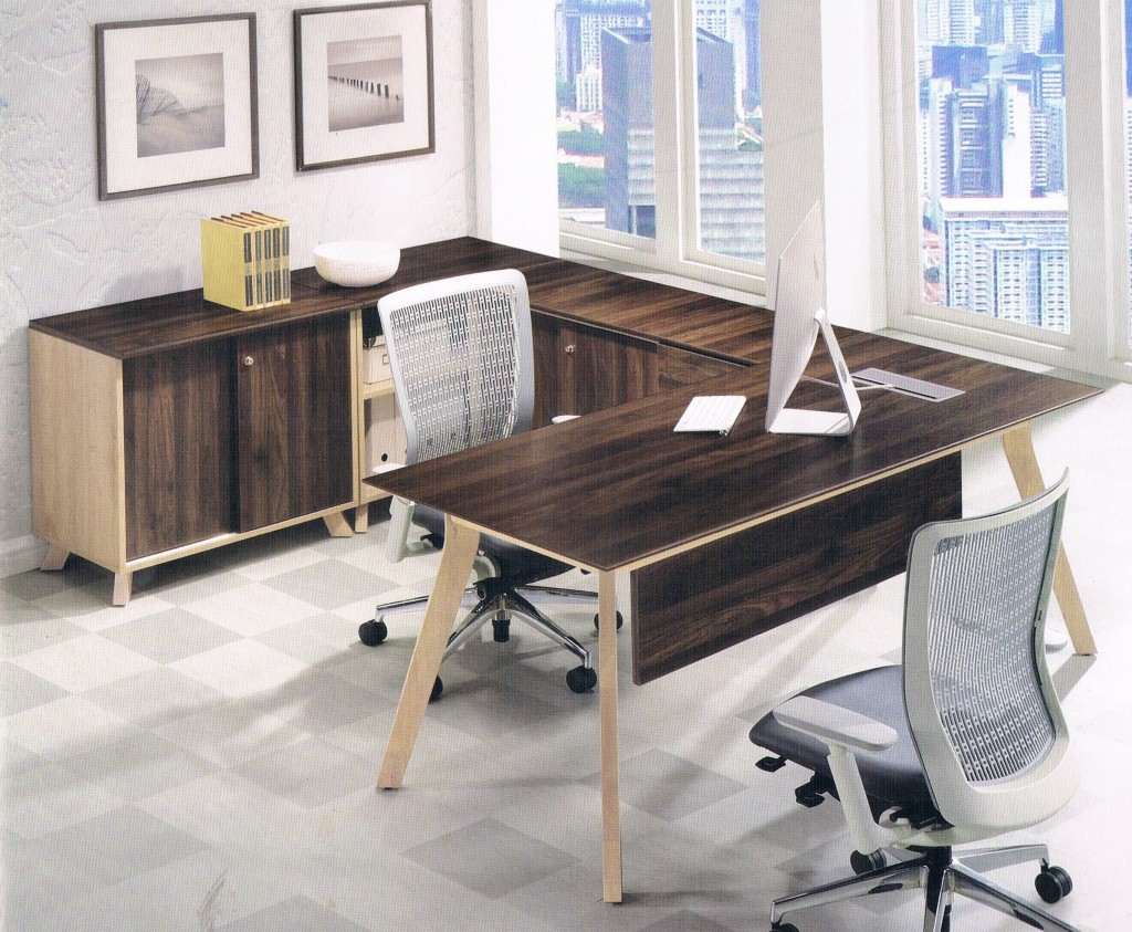 PX 7 – L shape Executive Table | A2Z Office Supply Sdn Bhd