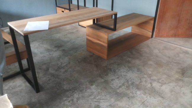 wooden table – Balau wood | A2Z Office Supply Sdn Bhd