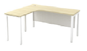 SL55 Series L-Shape Table | A2Z Office Supply Sdn Bhd