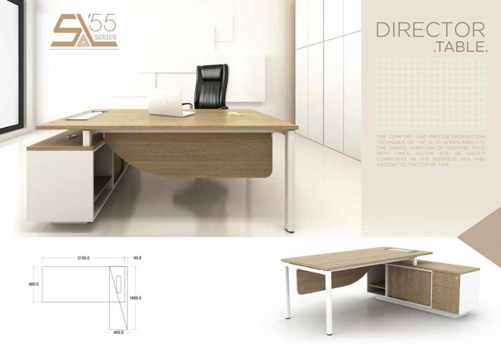 SL55 Series Director Table | A2Z Office Supply Sdn Bhd