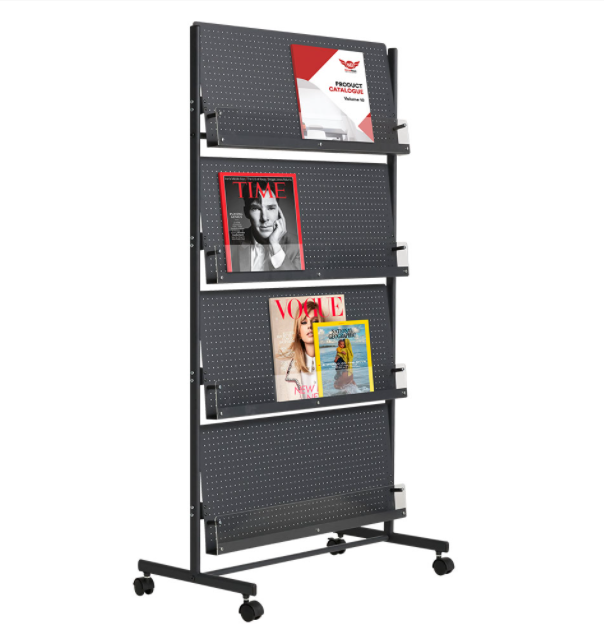 Deluxe Magazine Rack | Newspaper & Magazine Rack | A2Z Office Supply ...