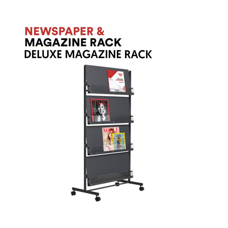Deluxe Magazine Rack | Newspaper & Magazine Rack | A2Z Office Supply ...